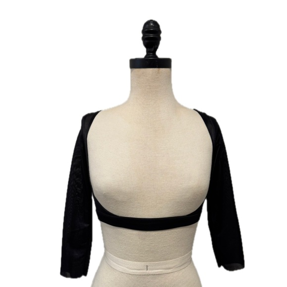 SKIMS | Tops | Nwt Skims Barely There Open Bust Arm Shaper Black | Poshmark